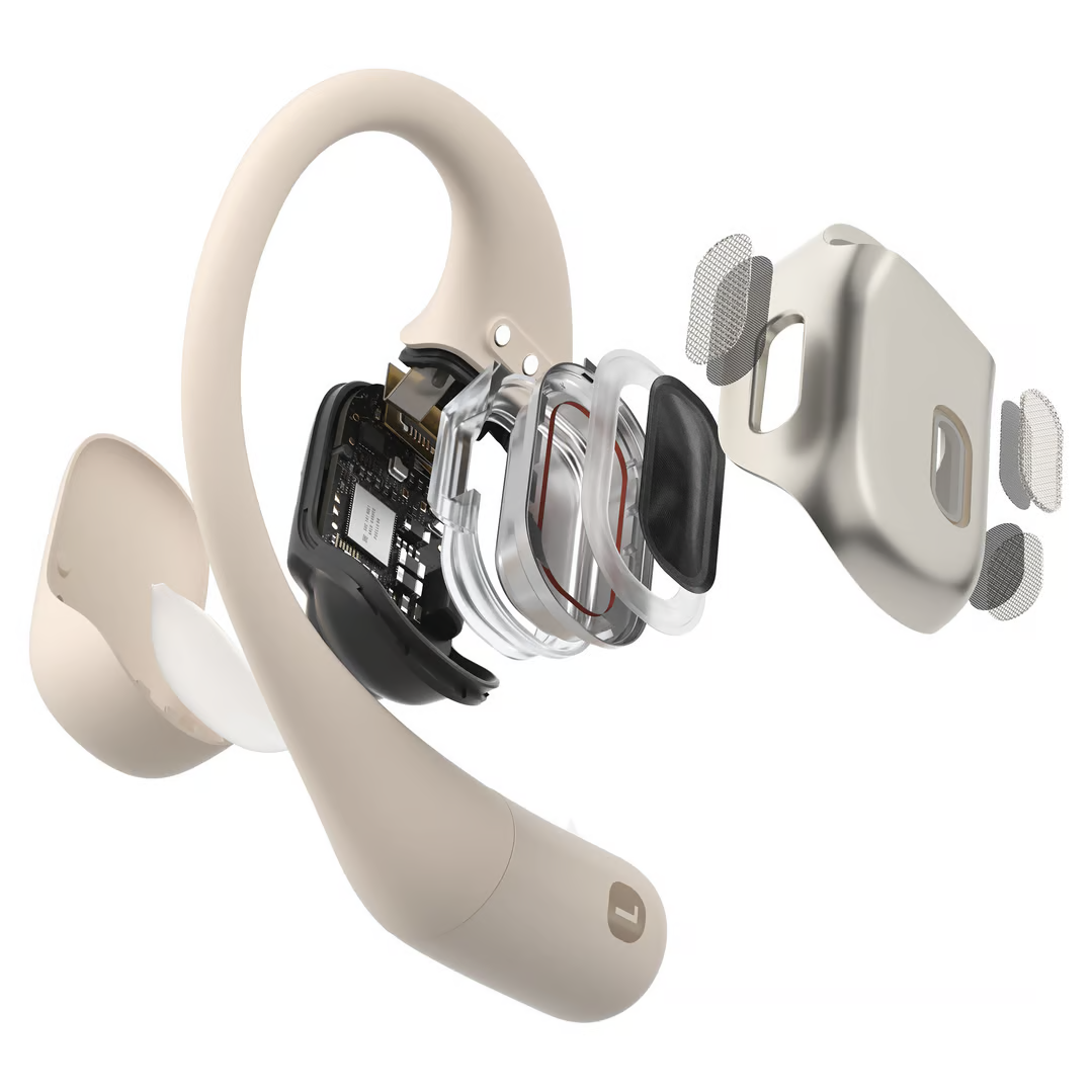 SHOKZT910STBG SHOKZ OpenFit Open Ear True Wireless Beige Earbuds ...