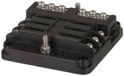 SZ2031 Powertech 6 Way Fuse Block with Bus Bar | Esperance Communications